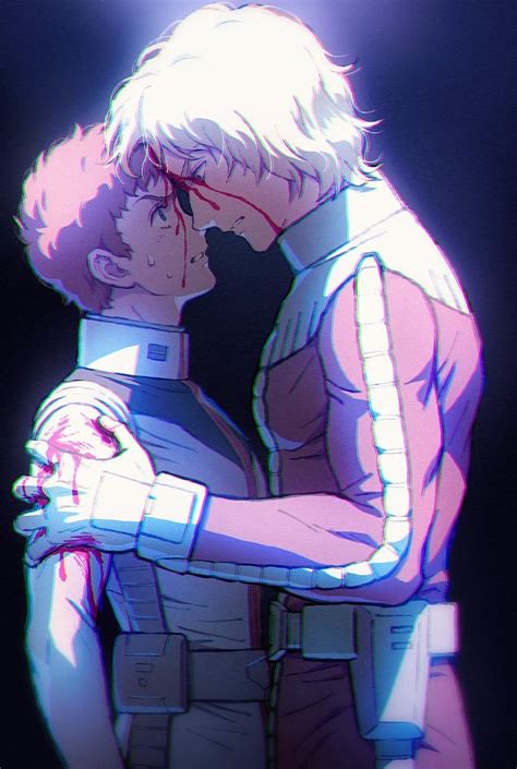 Char Aznable And Amuro Ray Gundam And 1 More Drawn By Morikazu