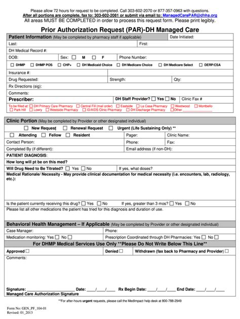 Consolidated Health Plan Prior Authorization Form Planforms
