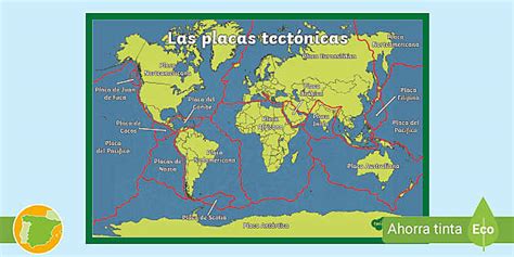 Póster Las Placas Tectónicas