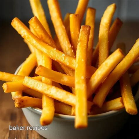Golden Homemade French Fries My Crispy Chip Baker Recipes
