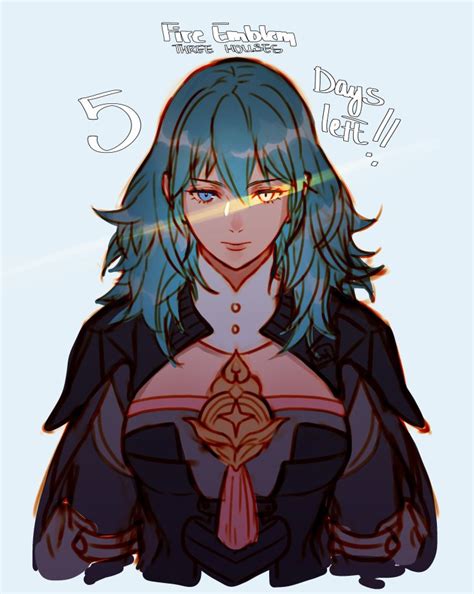 Safebooru 1girl Armor Blue Background Blue Eyes Blue Hair Byleth