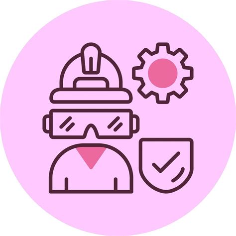 Industrial Safety Minimal Mix Circle Icon 68054516 Vector Art At Vecteezy