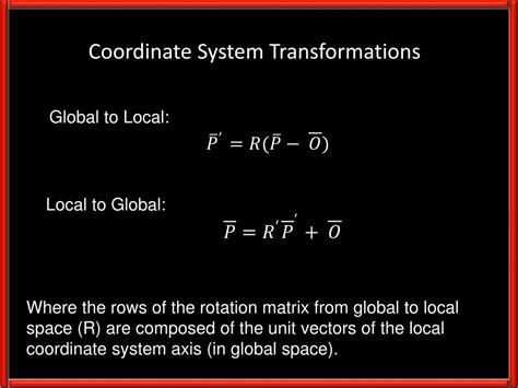 Ppt Background Coordinate System Transformations Powerpoint
