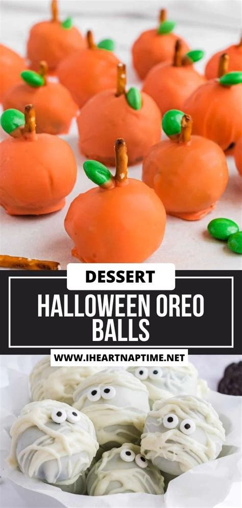 Halloween Oreo Balls Halloween Desserts Easy Simple Fall Desserts