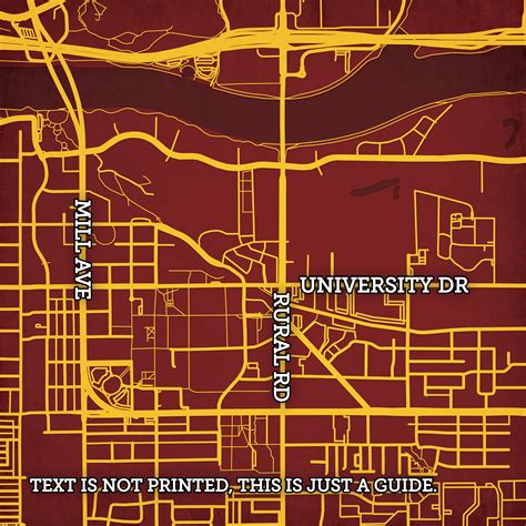 Tempe Arizona State University Map