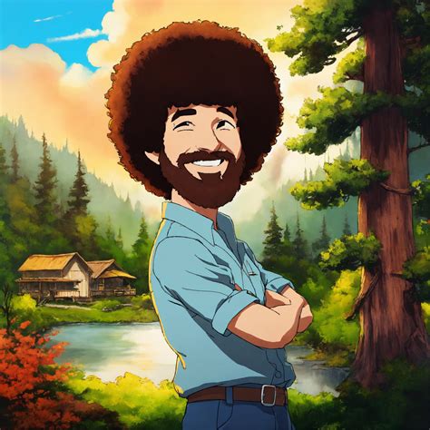 Lexica Bob Ross Anime