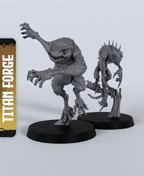 Slaad Warriors With Free Dragon 5e Dnd Inspired For Rpg And