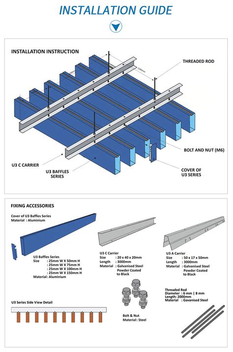 China Aluminum Wooden C Shaped Ceilings C Type Profile Strip Baffle