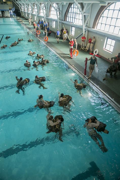 Dvids Images Marine Recruits Conquer Swim Qualification On Parris