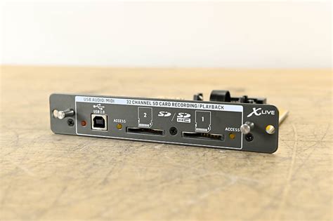 Behringer X Live Usb And Sd Card Expansion Card For X32 Reverb