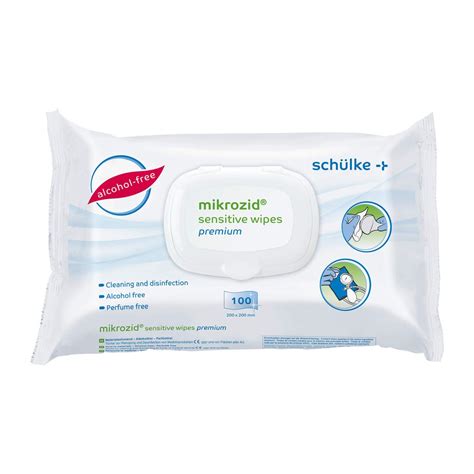 Microcide Sensitive Wipes Premium 100 Count Best International