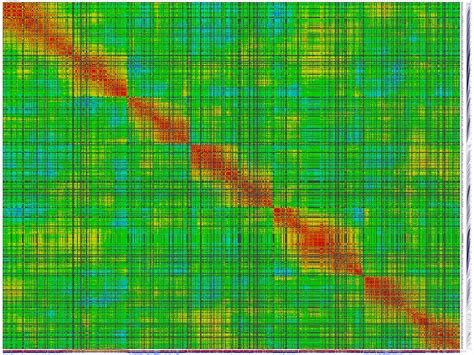 Genetic Map Matrix Plot Genetic Map Matrix Plot