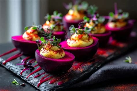 Bloody Beetroot Deviled Eggs 7 Spooky And Spicy Ways To Impress