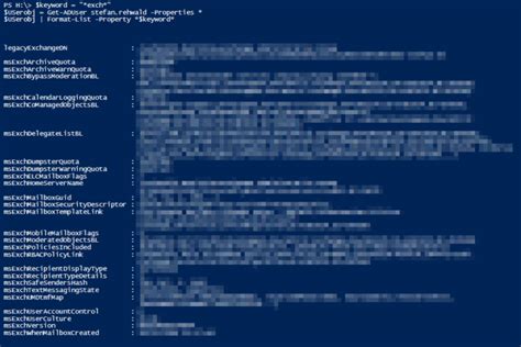Powershell Auflisten Aller Eigenschaften Eines Objektes Blog Stefan Rehwald