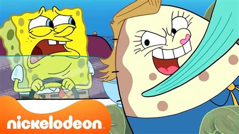 Spongebob Has A Driving Lesson Without Mrs Puff 👀 Spongebob Squarepants Nickelodeon Uk