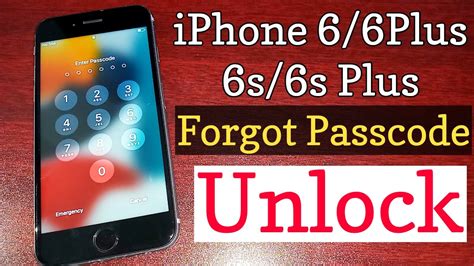 How To Unlock Forgot Passcode Iphone 66 Plus6s6s Plus 100 Works All