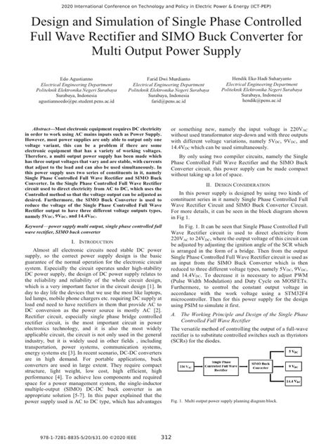 7 Design And Simulation Of Single Phase Controlled Full Wave
