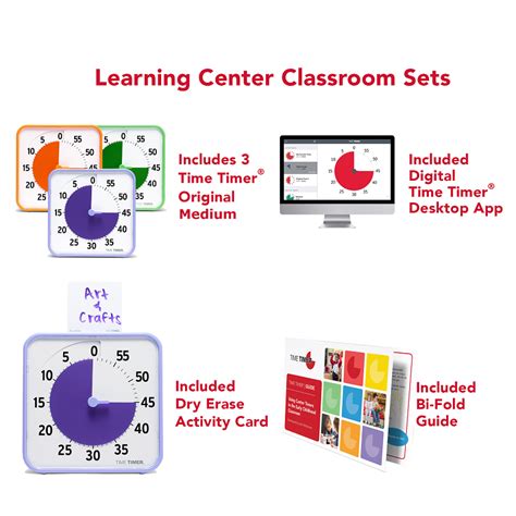 Time Timer® Medium Classroom Sets Timetimer