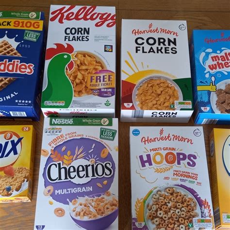 Cereal Box Design Template Br