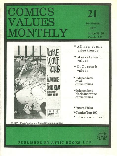 Comics Values Monthly 21 Issue