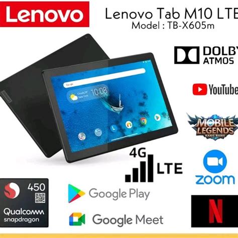 Lenovo Tab M Tb X M Gb Gb Lte Demo Set Shopee Malaysia