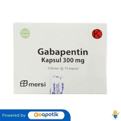 Jual Gabapentin Mersi 300 Mg Box 50 Kapsul Di Seller Apotek Duta Farma