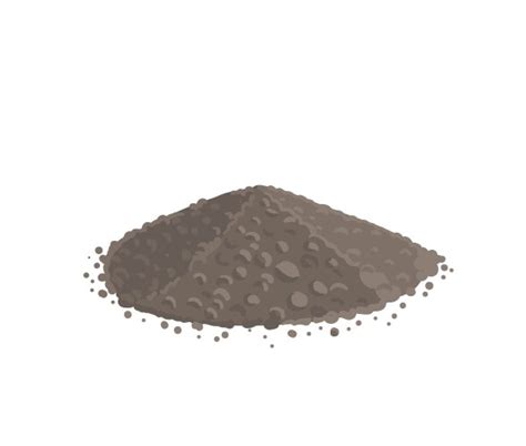 Pile Of Soil Royalty Free Vector Image Vectorstock