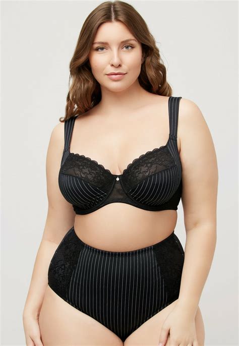 Ulla Popken Underwired Bra Black Zalando