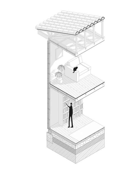 Axonometric Madnesss Instagram Post “sectional Axonometric By Martin