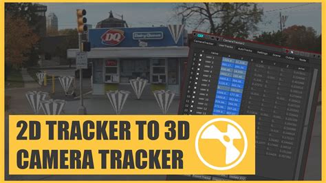 2d Tracker To 3dcamera Tracker Nuke Youtube