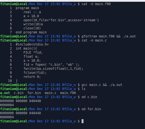 C Fortran的real类型用二进制写入文件,结果与c的二进制写不一样? Segmentfault 思否 C Fortran的real类型用二进制写入文件,结果与c的二进制写不一样? Segmentfault 思否