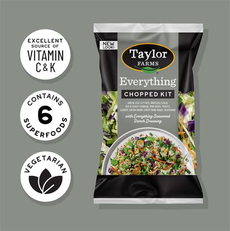Taylor Farms Everything Chopped Salad Kit Ingredients