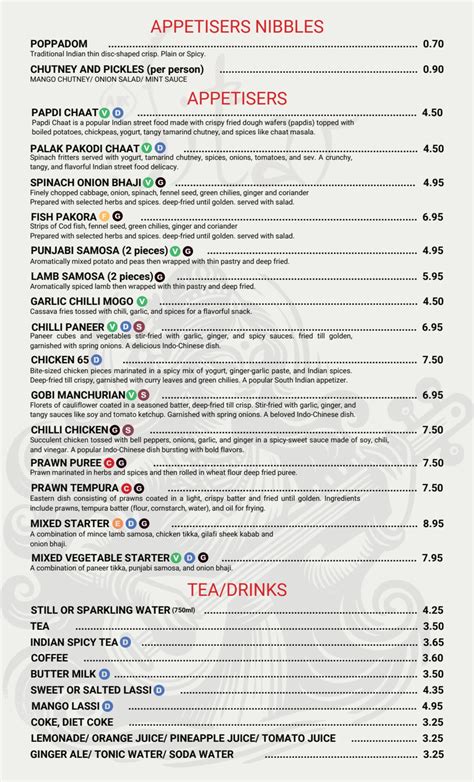 Carte Et Menus 2024 Aik Sitar à London Thefork