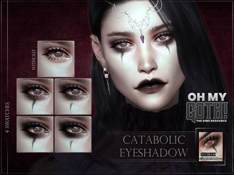 Remussirions Oh My Goth Catabolic Eyeshadow Sims 4 Eyeshadow