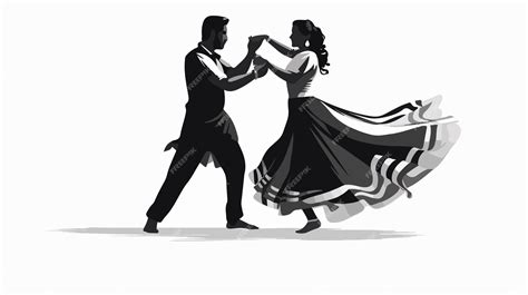 Vibrant Illustration Of Couple Performing Dhunuchi Dance Premium Ai Generated Vector