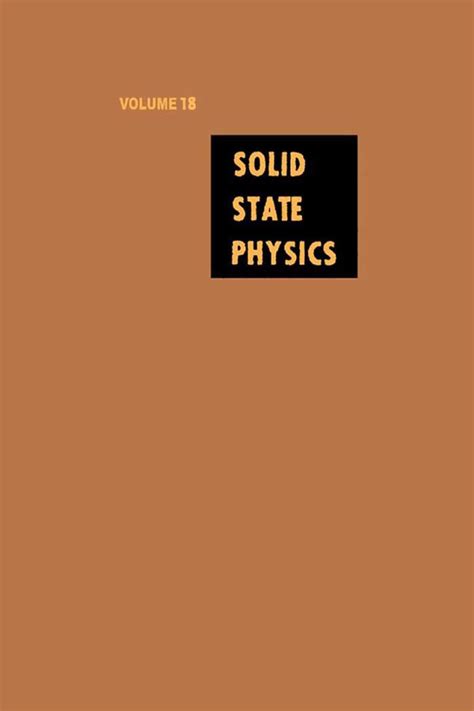 Solid State Physics V18 â€“ Pdfepub Version Downloadable Feetlux Store