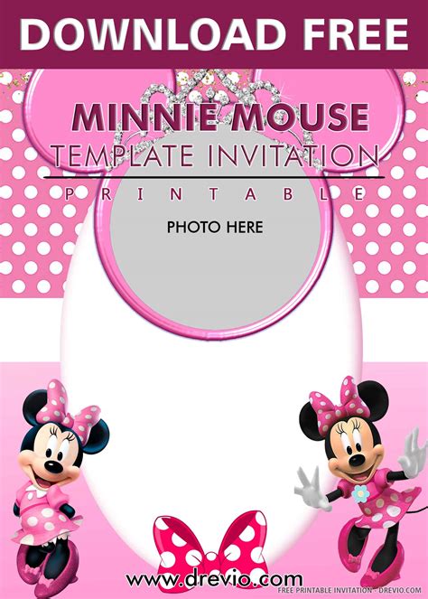 Printable Minnie Mouse Invitations Printable Board Games