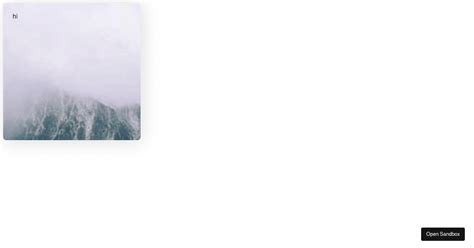 React Tilt Card Codesandbox