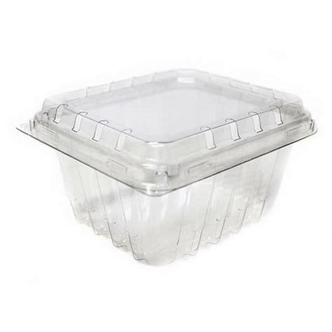 Pactiv Pet Plastic Clamshell Food Container Clear 1 Pt 516case