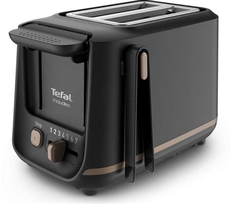 Buy Tefal Includeo Tt533840 2 Slice Toaster Black Currysie