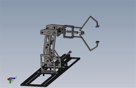 Actuator Operated Arm机械臂 D数模图纸 Solidworks设计 STEP格式 SOLIDWORKS 模型图纸下载 懒石网