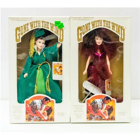 Pair Of Gone With The Wind Limited World Dolls