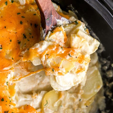 Crockpot Scalloped Potatoes Recipe The Cookie Rookie®