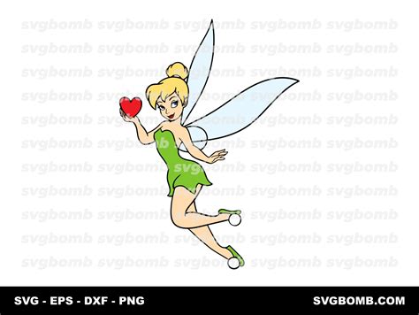 Tinkerbell Svg Layered Vector Svgbomb