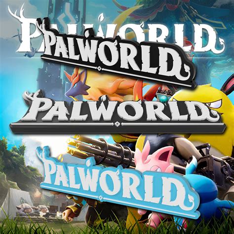 Palworld Logo 3d Sign 3d Model 3d Printable Cgtrader