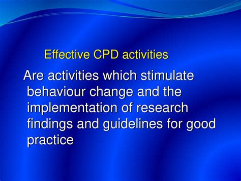 Effective Cpd For Contemporary Practice John P Fricker Oam Ppt Download