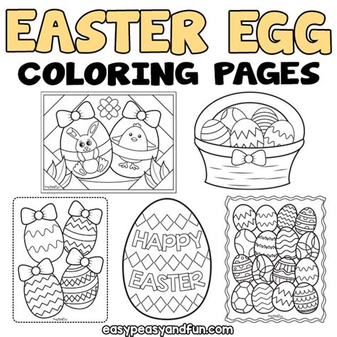 Easter Egg Coloring Pages 30 Printable Coloring Pages Easy Peasy And Fun