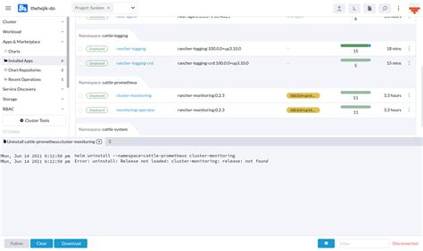 Unable To Uninstall V1 Apps From Explorer Over Apps And Marketplace Menu · Issue 3223 · Rancher
