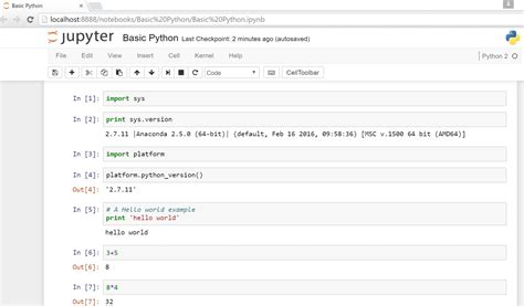 Jupyter Notebook Python