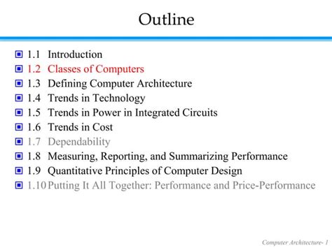 Computer Architecture 4th Chapter 1ppt
